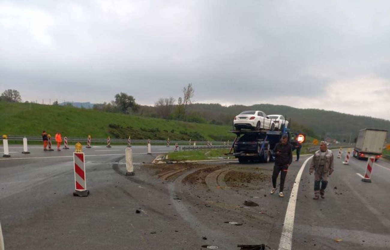 DRAMA NA AUTO-PUTU MILOŠ VELIKI Vozač teretnjaka izgubio kontrolu ...