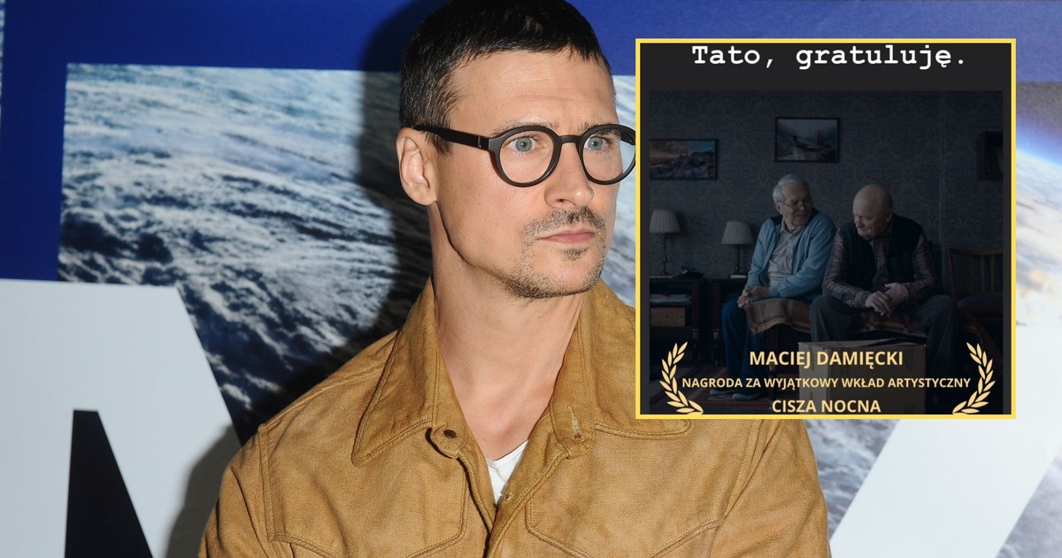 Mateusz Damięcki zwrócił się do zmarłego taty. Miał ważny powód ...