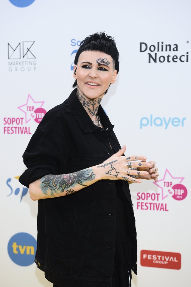 Festiwal Tvn W Sopocie Agnieszka Chylińska Szokuje Tatuażem Nad Okiem