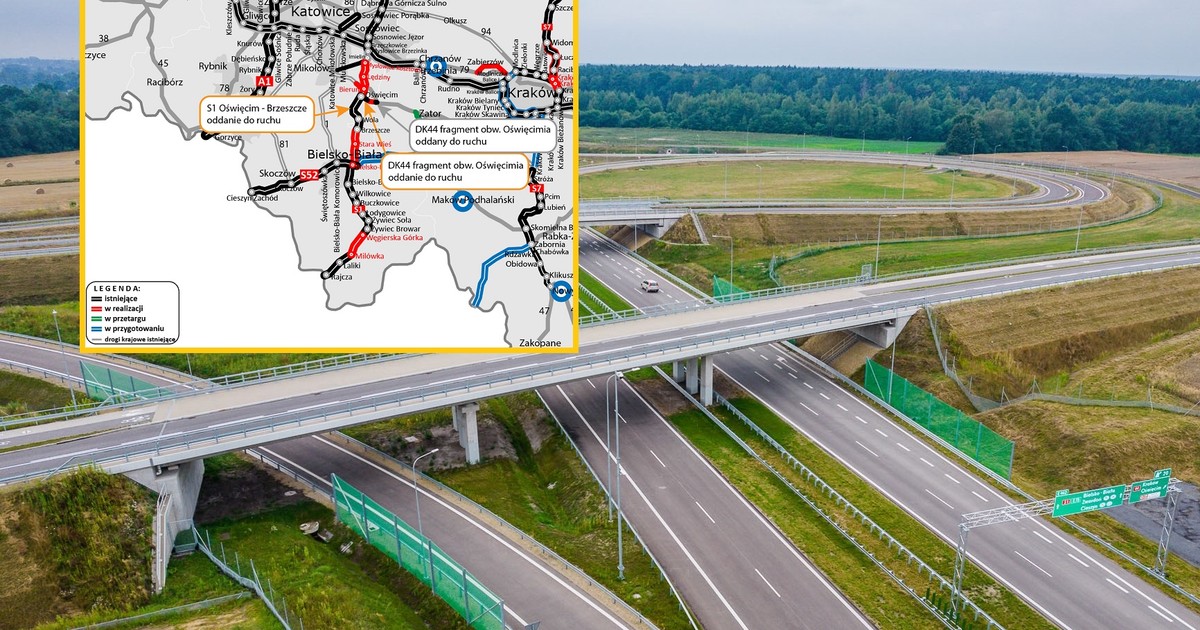 Droga ekspresowa S1. Plany i otwarcie w 2025 r. [MAPA]