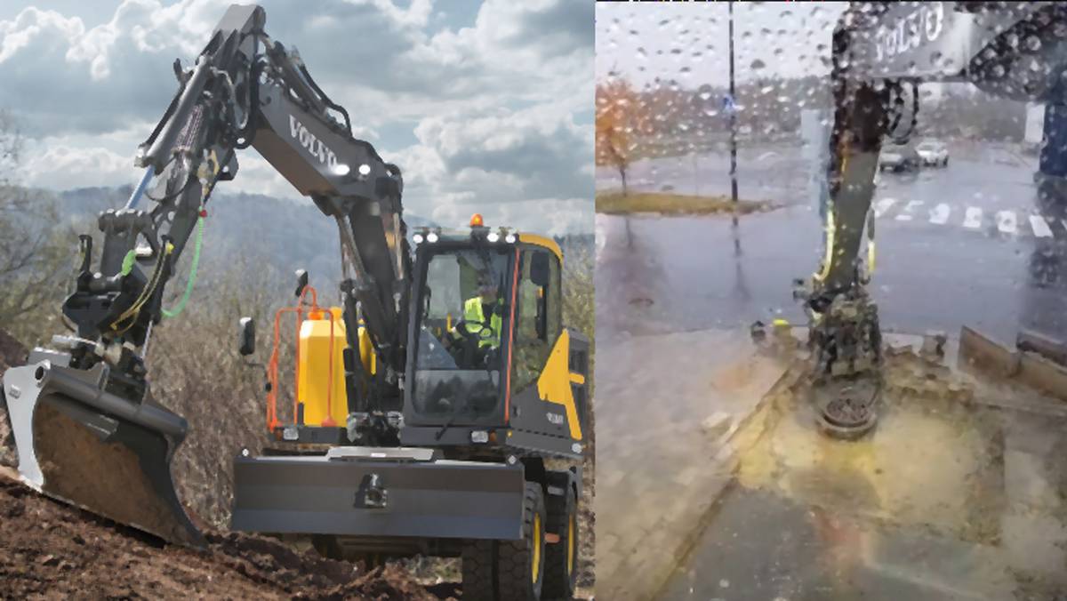 Chirurgiczna precyzja operatora koparki. Zrobił prawie wszystko sam [WIDEO]