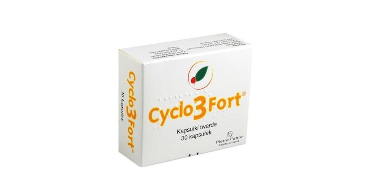 Cyclo 3 Fort (ulotka) - kapsułki, działanie i dawkowanie leku