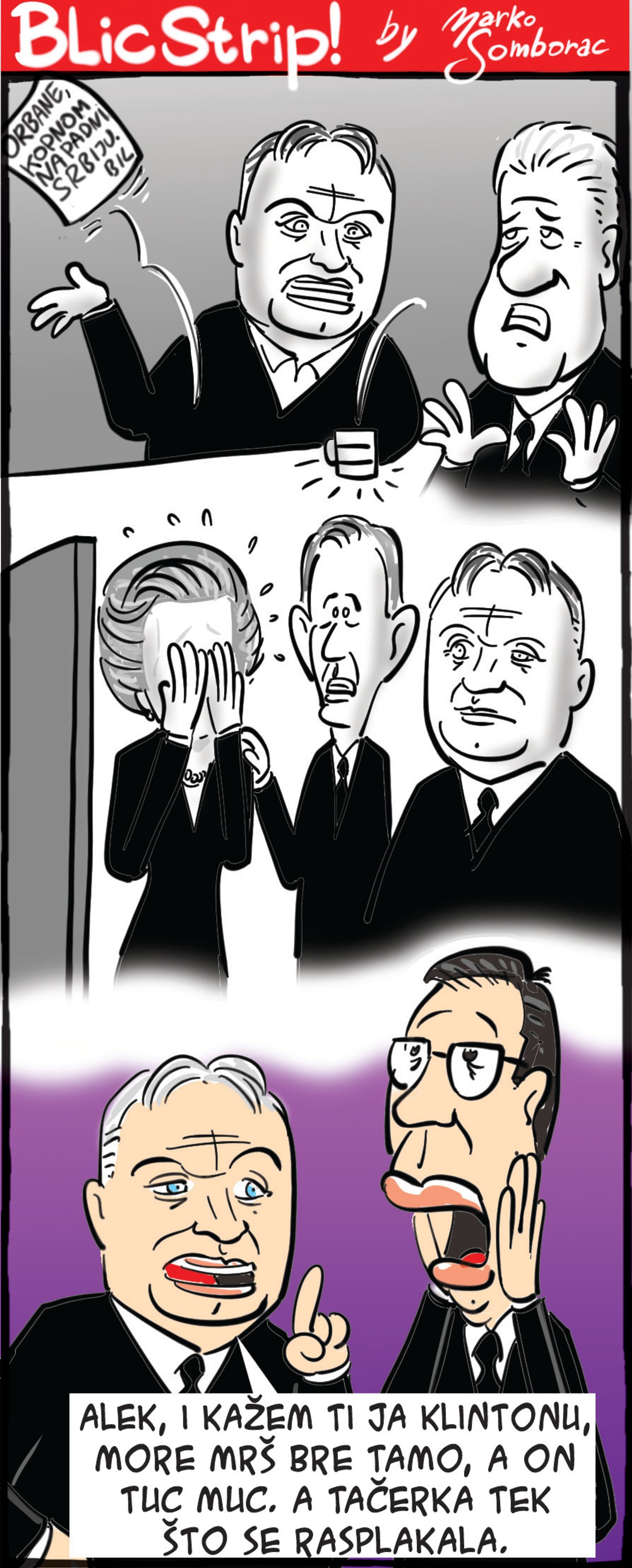 BLIC STRIP NEDELJE Crta i piše Marko Somborac