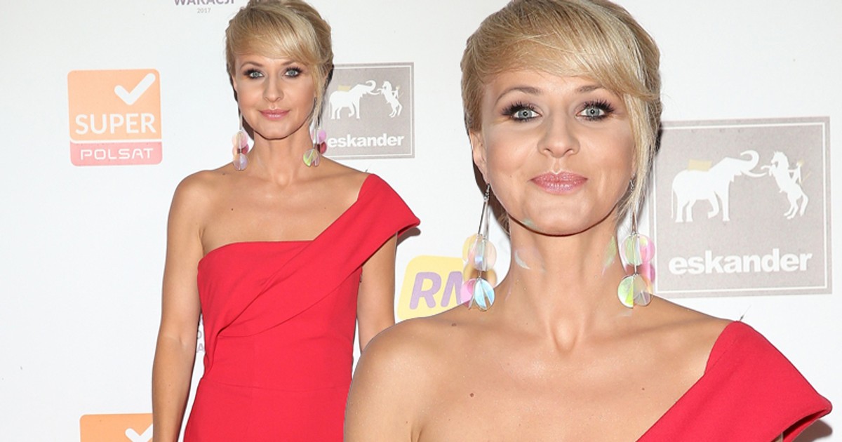 Monika Dryl w eleganckim wydaniu na imprezie Polsatu (Zdjęcia) - Plejada.pl