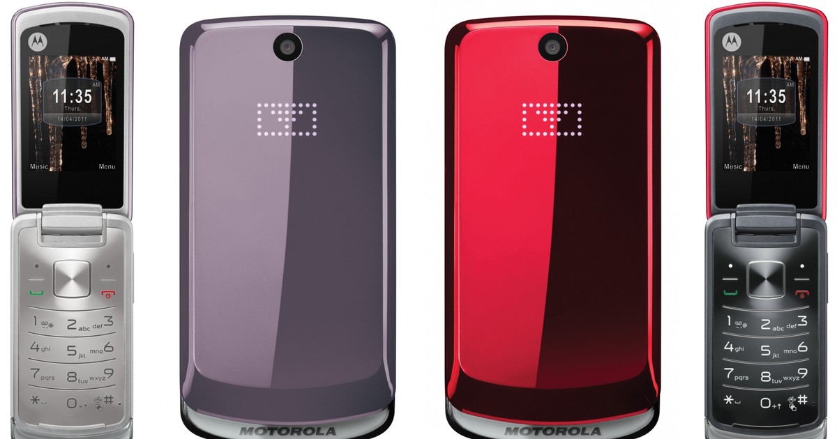 Motorola GLEAM klasyczny, prosty telefon z klapką