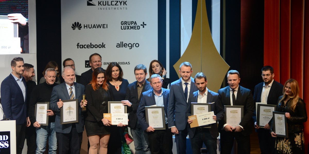 Grand Press 2018. Nagrody dla dziennikarzy Onetu - Wiadomości