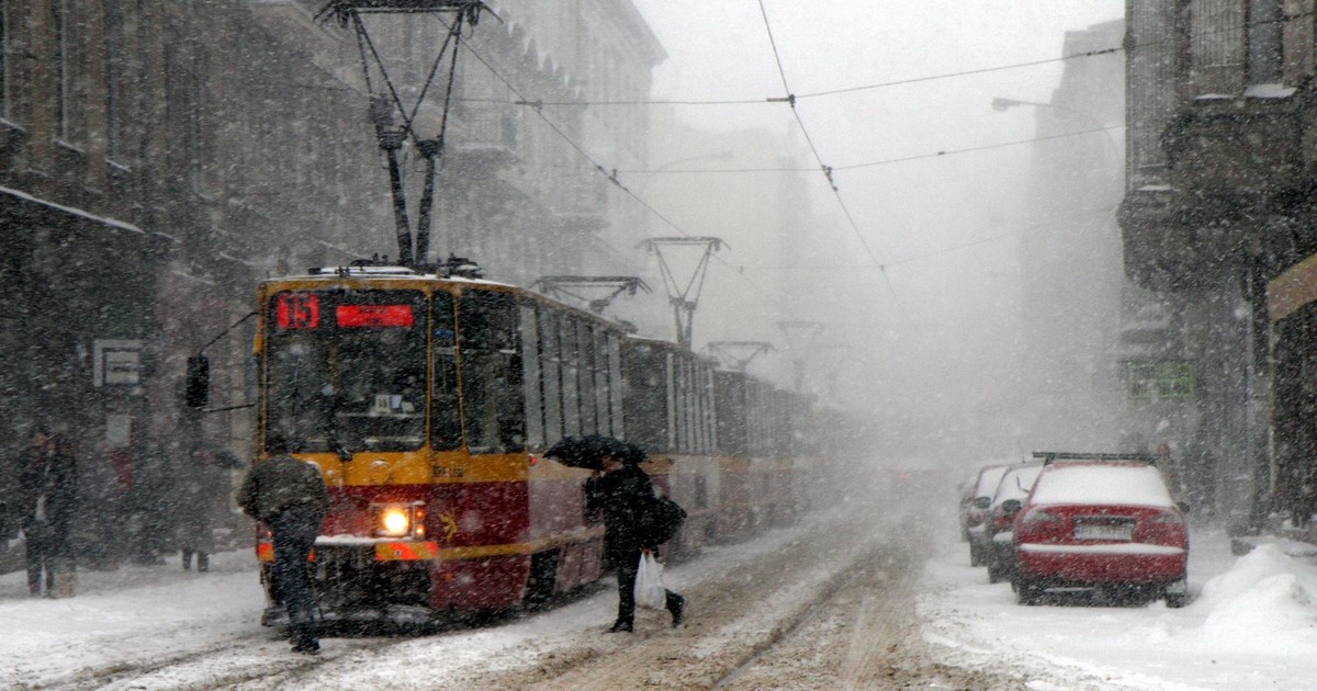 Zima w Łodzi. Jest ostrzeżenie