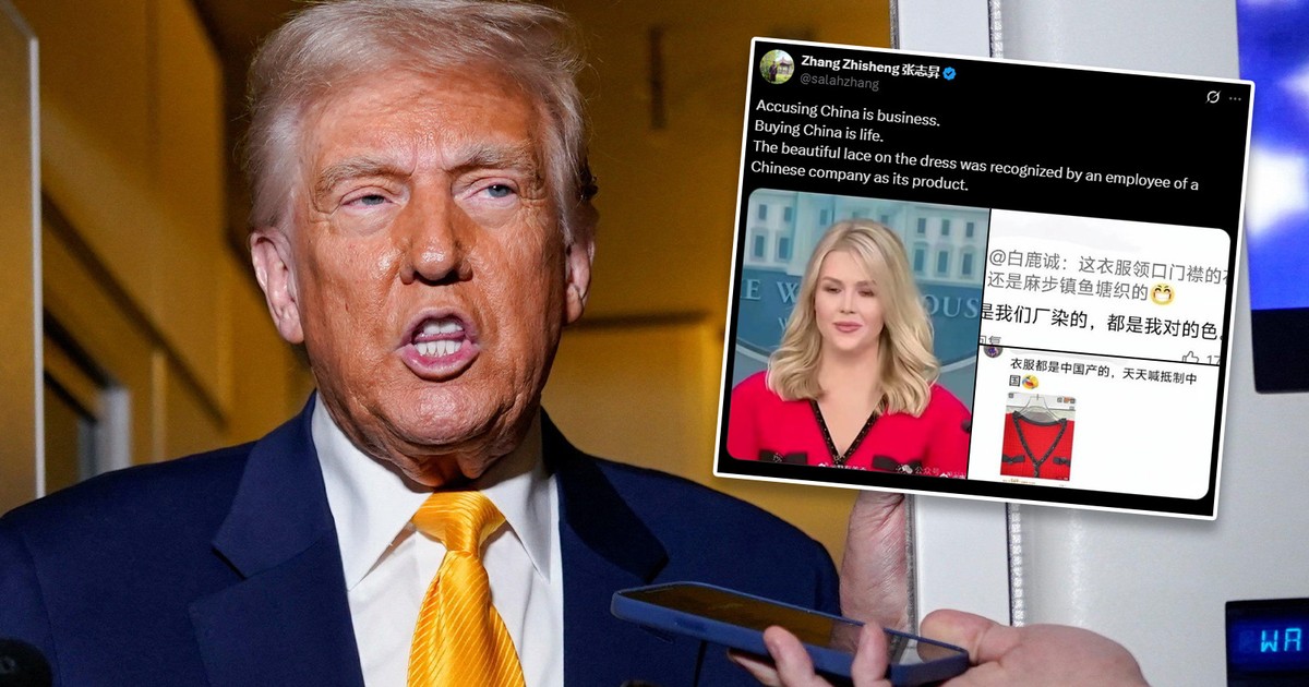 Gafa rzeczniczki Donalda Trumpa? Wszyscy patrzą na jej sukienkę