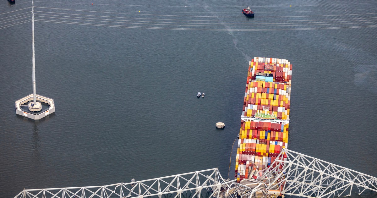 The ship that crashed into the Baltimore bridge is a 'monstrous' size ...