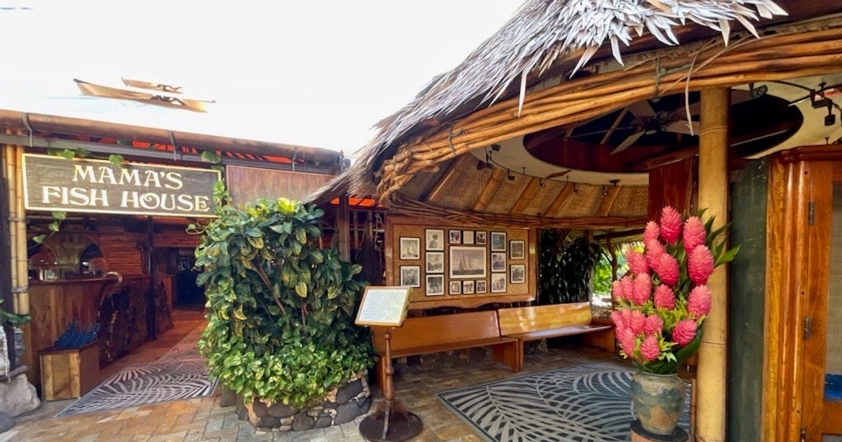 Mama's Fish House, Maui's famous waterfront restaurant that usually ...