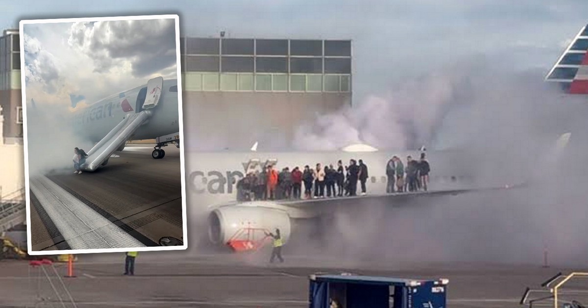 Ewakuacja samolotu w Denver. Ludzie zobaczyli dym i płomienie