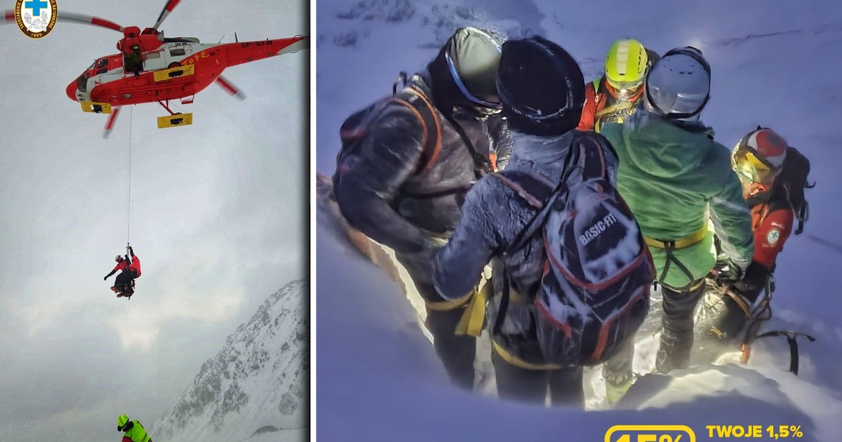 Tatry. Turyści utknęli na Koziej Przełęczy. Trudna akcja ratowników TOPR