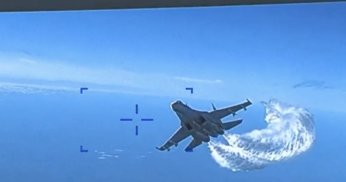 Russian fighter jet almost shot down an unarmed British spy plane last ...