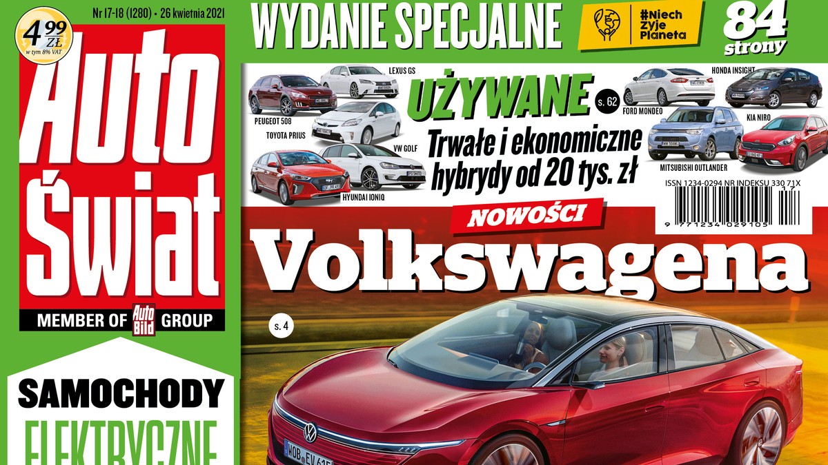 Auto Świat 17-18/2021 z dodatkiem o autach elektrycznych
