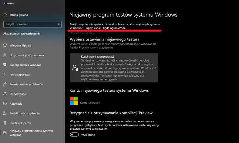 Windows 11 - można pobrać wersję testową. Instrukcja krok po kroku