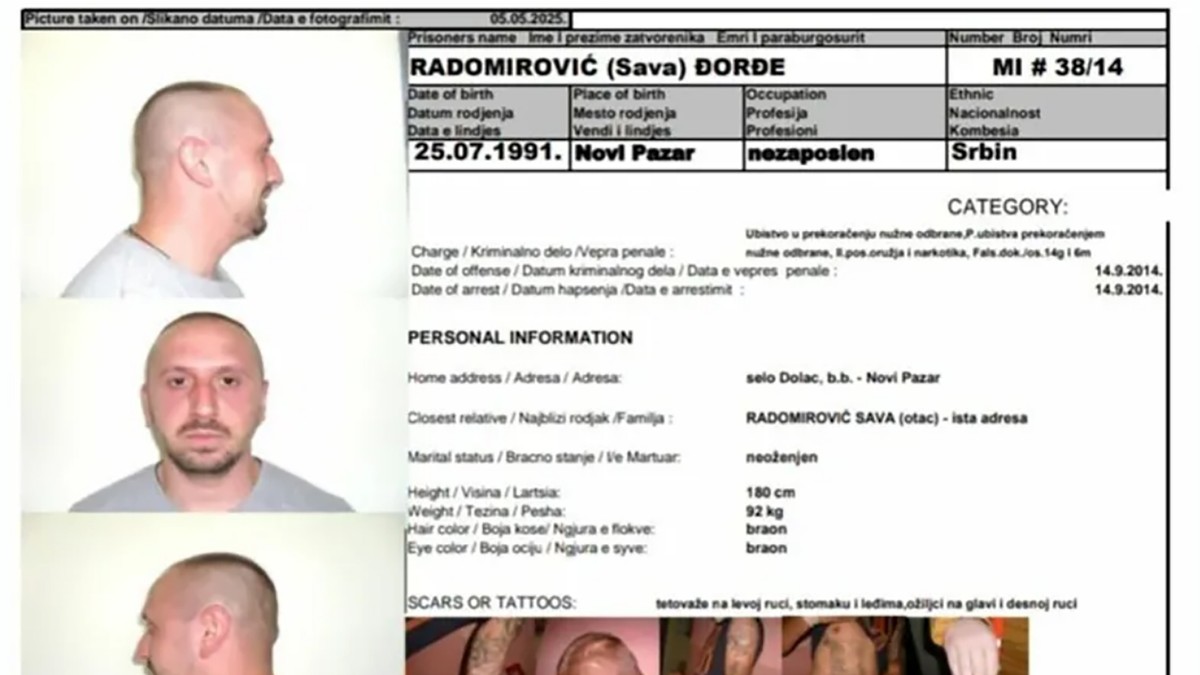 (Foto) ovo je odbegli ubica: Đorđe počinio jeziv zločin u kafiću, iza ...