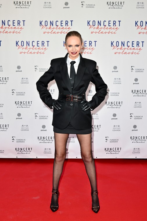 Katarzyna Stankiewicz kusiła nogami na koncercie Katarzyna Stankiewicz kusiła nogami na koncercie