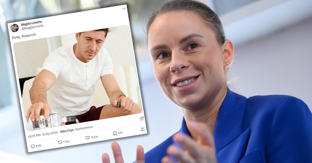 Magda Linette wstawiła mema z Lewandowskim. "Polej, Robercik"