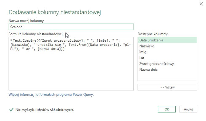 Praktyczne zastosowanie PowerQuery w Excelu