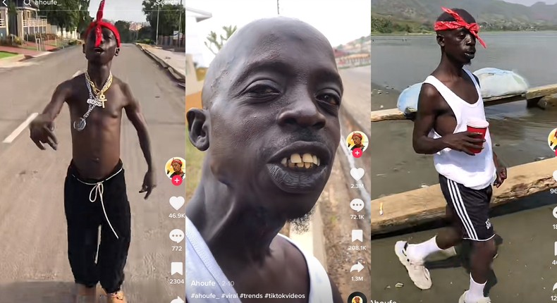 10 funny videos of Ahoufe, Tupac's Ghanaian lookalike whose death is ...