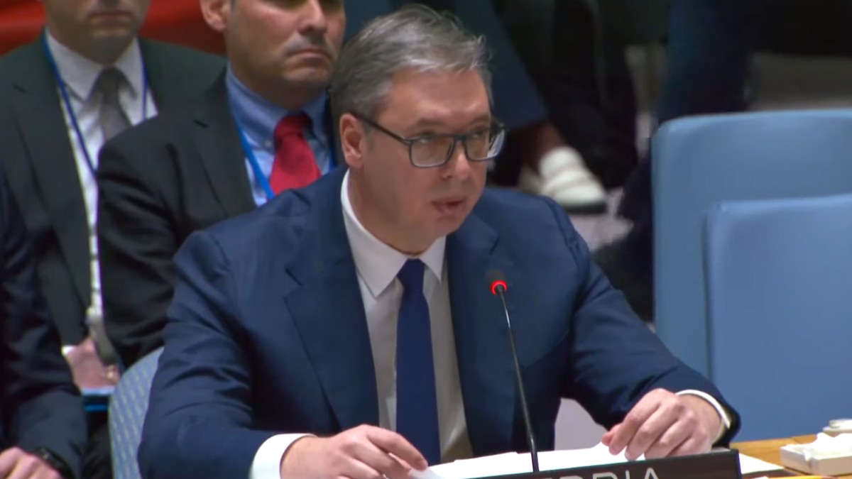 Sednica Saveta bezbednosti UN o Kosovu: Vučić govorio o ukidanju dinara i položaju Srba - Blic