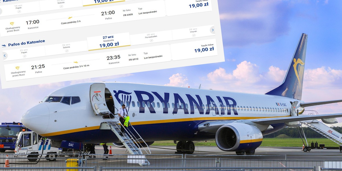 Ryanair - wyprzedaż biletów. Ceny już od 19 zł - Podróże