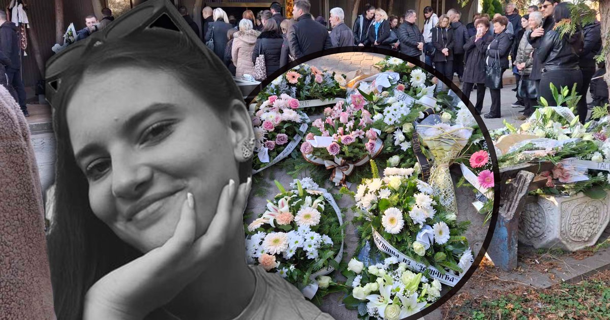 Potresne scene na sahrani Anđele Ruman (20) koja je poginula u Novom Sadu: "Zašto je morao da se ...