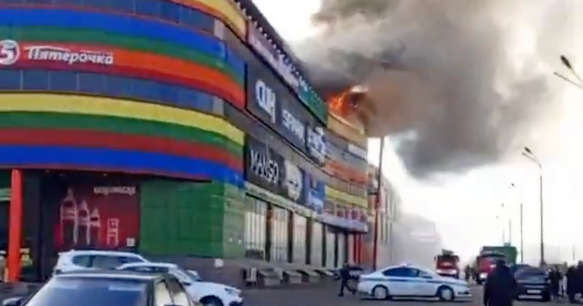 Wielka eksplozja w centrum handlowym w Rosji. Duże straty