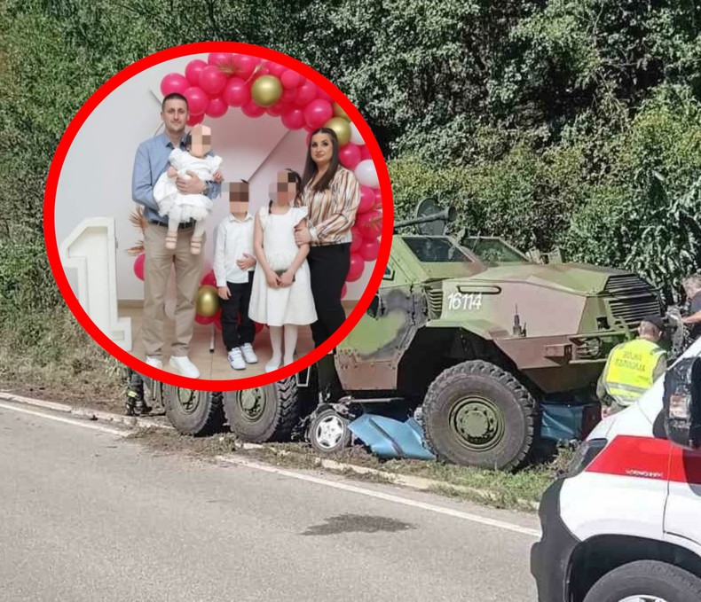 Prve reči vozača: oklopnog vozila koji je pregazio porodicu kod Raške: Vodnik prvo ćutao, pa ...