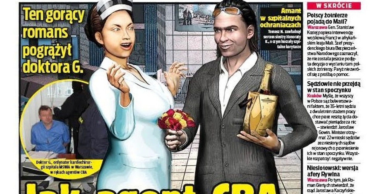 Jak agent CBA uwódł pielęgniarkę