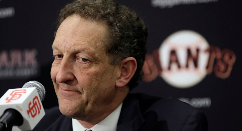 Video shows San Francisco Giants CEO Larry Baer in a physical ...
