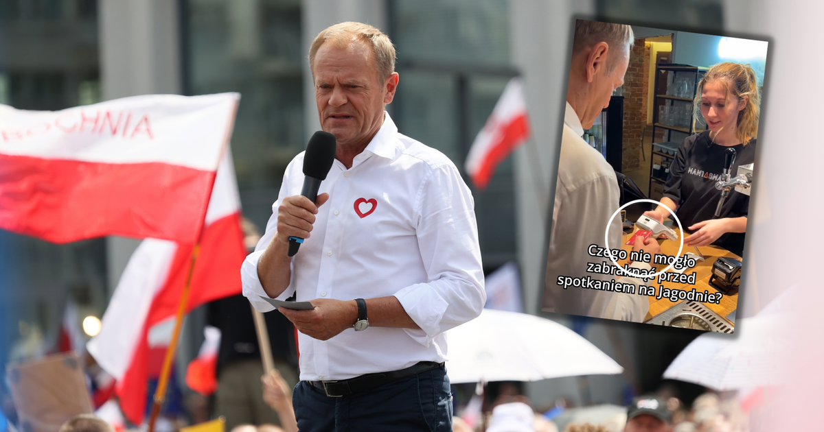 Wpadka Donalda Tuska. Nagranie z pizzerii pokazuje więcej, niż chciał