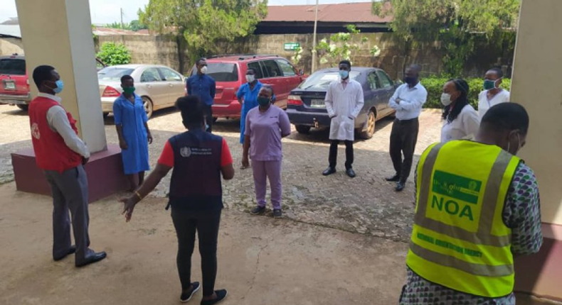 Coronavirus - Nigeria: Sensitization in Health Care Facility with ...