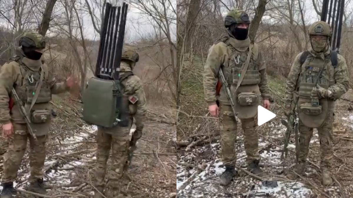 Rosjanie wymyślili nową broń przeciw dronom. To specjalne plecaki