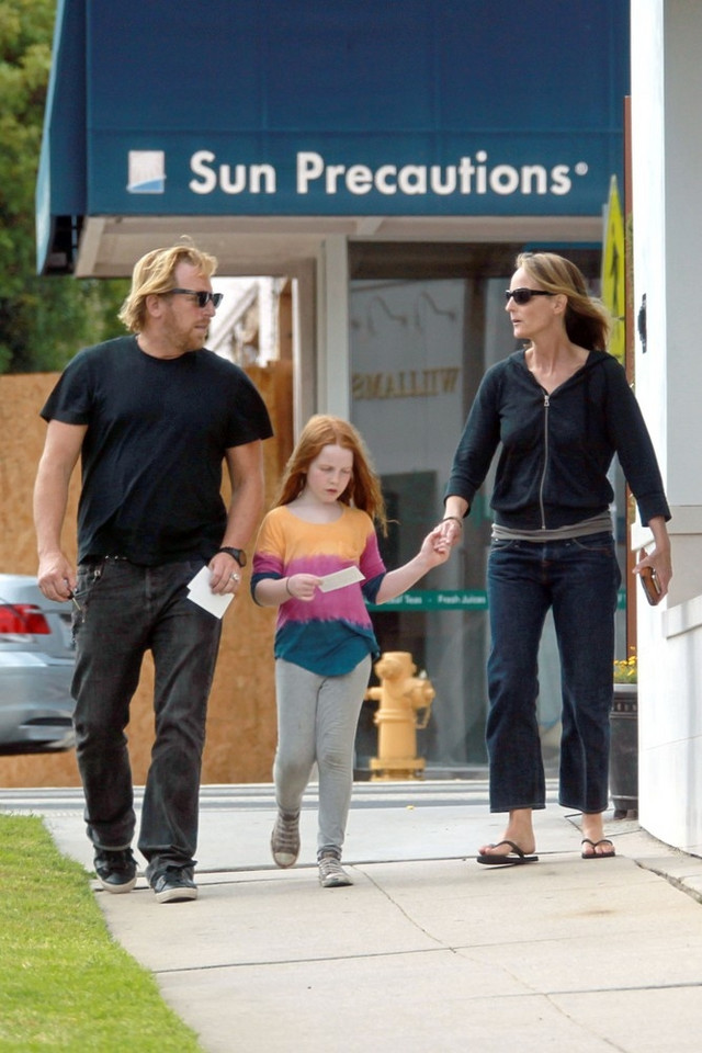 Helen Hunt z rodziną - Dziecko