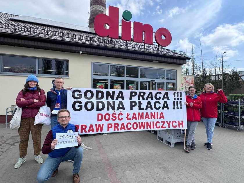 Wielki strajk w Dino. "Pokazaliśmy żółtą kartkę zarządowi"