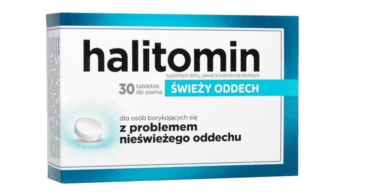Halitomin - działanie, wskazania, przeciwwskazania, dawkowanie. Na co ...