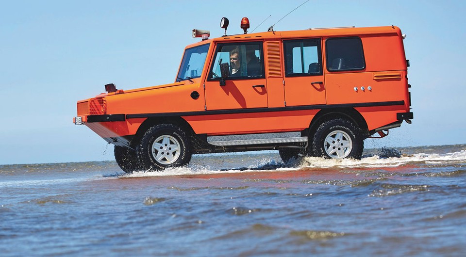 Pływające samochody - Dutton Surf, GAZ-46, Amphicar XL, Beijing Jeep i ...