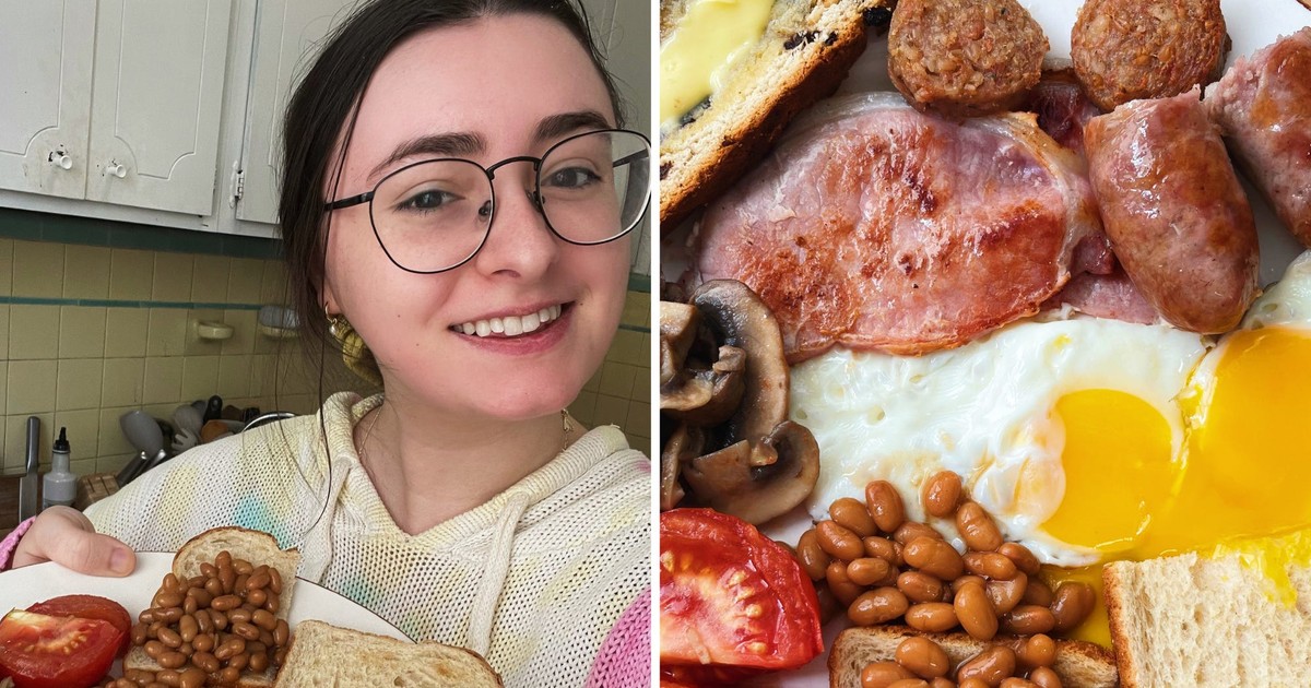 I made a traditional Irish breakfast and while it was a lot of work, it ...