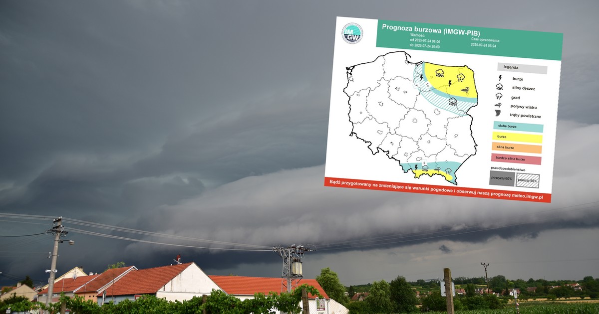 Upały, burze, ulewy. IMGW ostrzega przed groźną pogodą w czwartek - Wiadomości