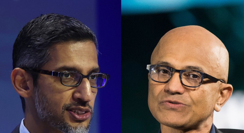 Sundar Pichai claps back at Microsoft's CEO after his comments about ...