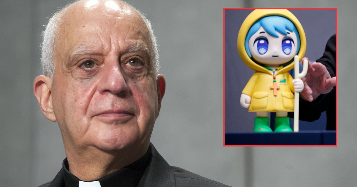 Watykan pokazał swoją oficjalną maskotkę. Niebieskowłosa Luce to "część ...