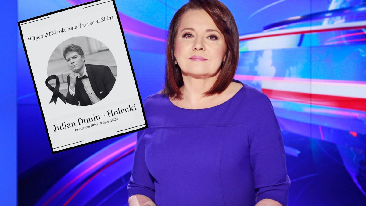 Danuta Holecka w żałobie. Nie żyje jej syn, Julian Dunin-Holecki ... Danuta Holecka w żałobie. Nie żyje jej syn, Julian Dunin-Holecki ...