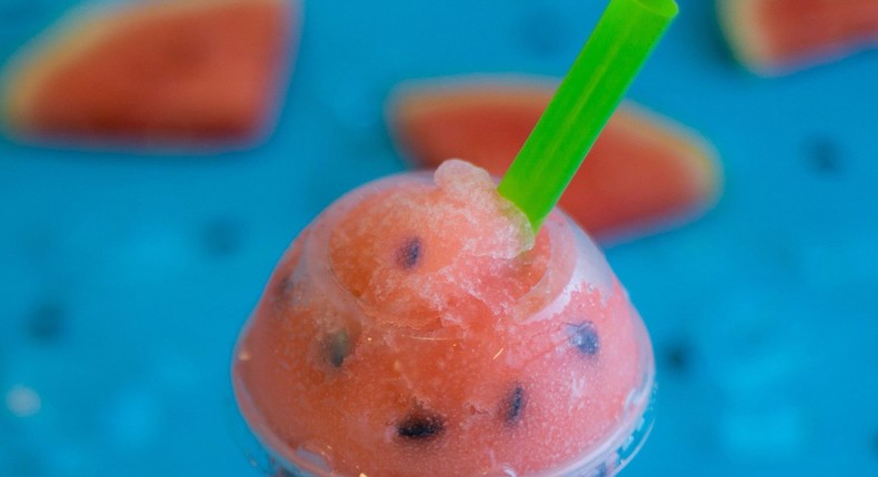 Taco Bell is serving a watermelon-flavored slushy with candy 'seeds ...