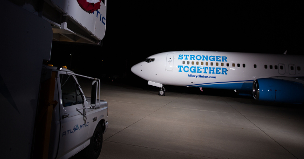 Hillary Clintons schicke Boeing 737 | aeroTELEGRAPH