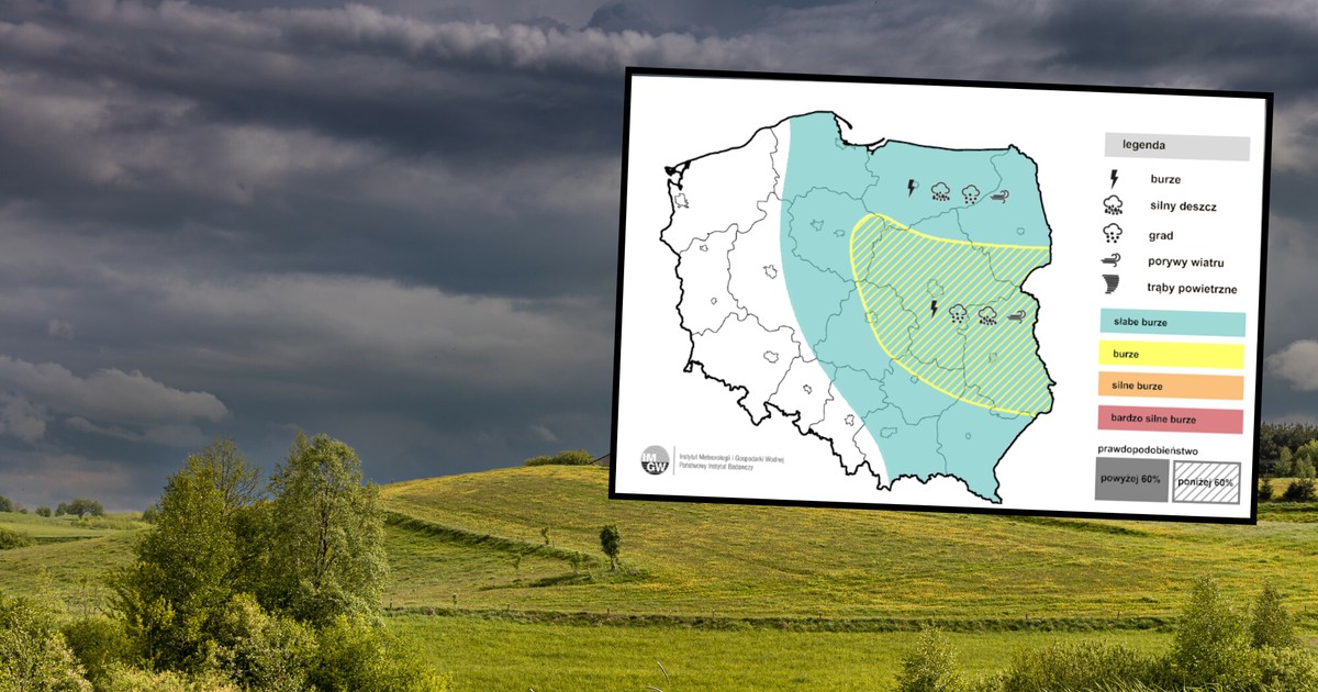 Niż Lorenz załamie pogodę w Polsce. Burze i ulewy poprzedzą wielki ...