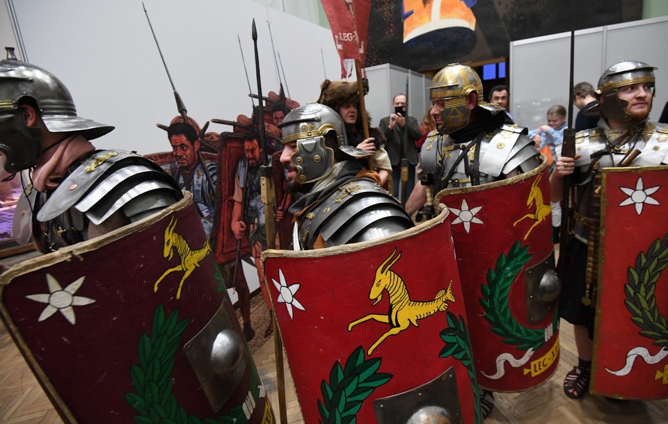 Legiony rzymskie w Pałacu Kultury i Nauki - Wiadomości