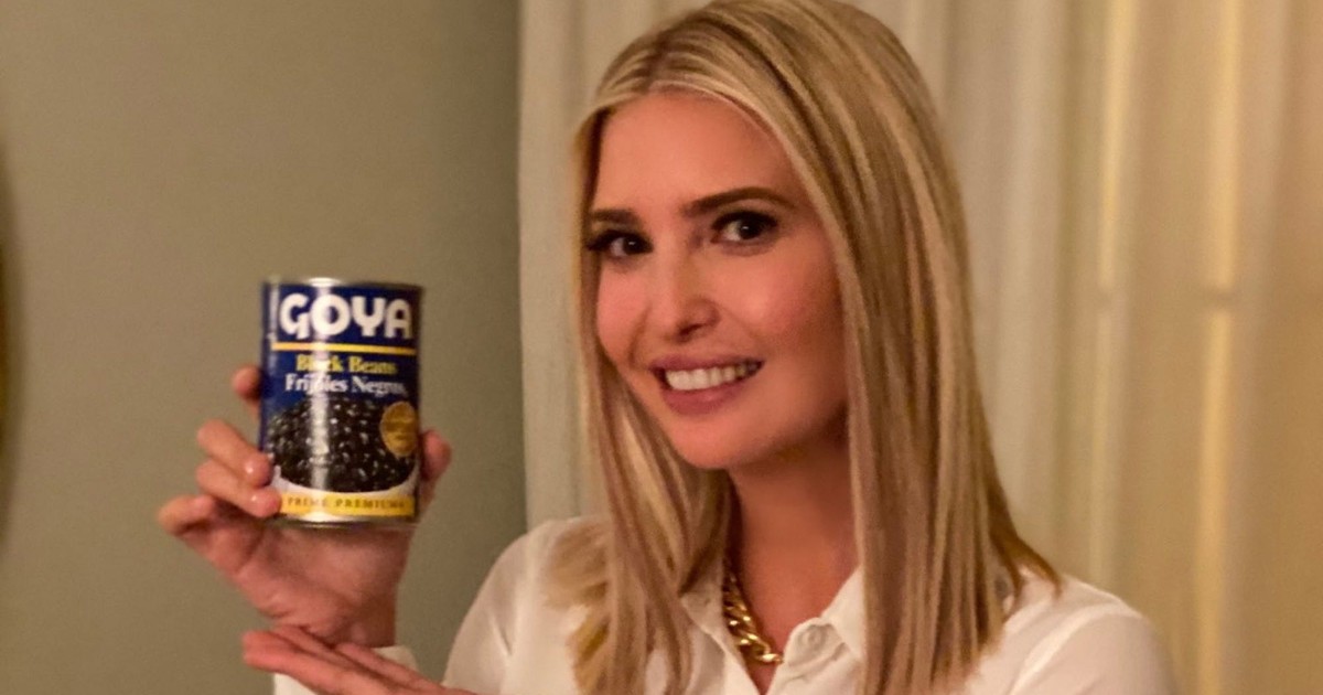 Ivanka Trump posted a photo posing with Goya beans as people called for a boycott — but it may ...
