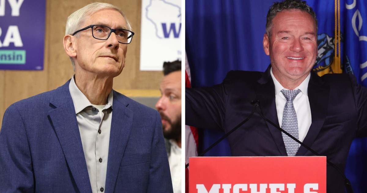 Democratic Gov. Tony Evers faces off against Trump-backed Republican ...