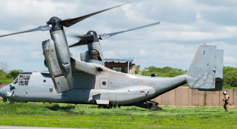 V22 Osprey 'half plane half chopper' spotted in Kenya as U.S. troops ...
